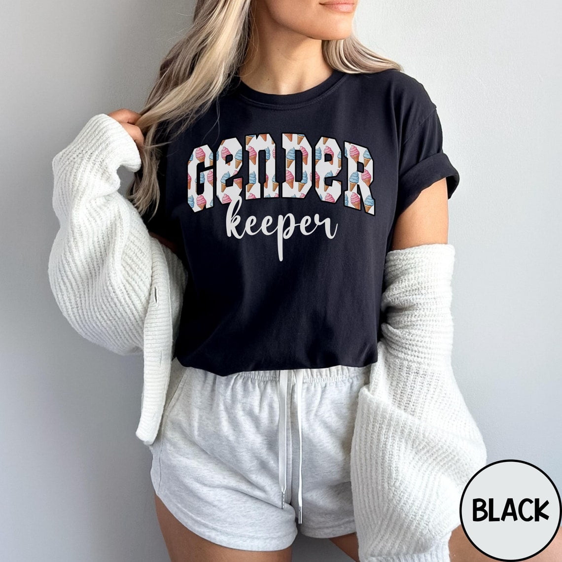Whats The Scoop Keeper Of The Gender Shirt Gender Reveal Gender Keeper ...
