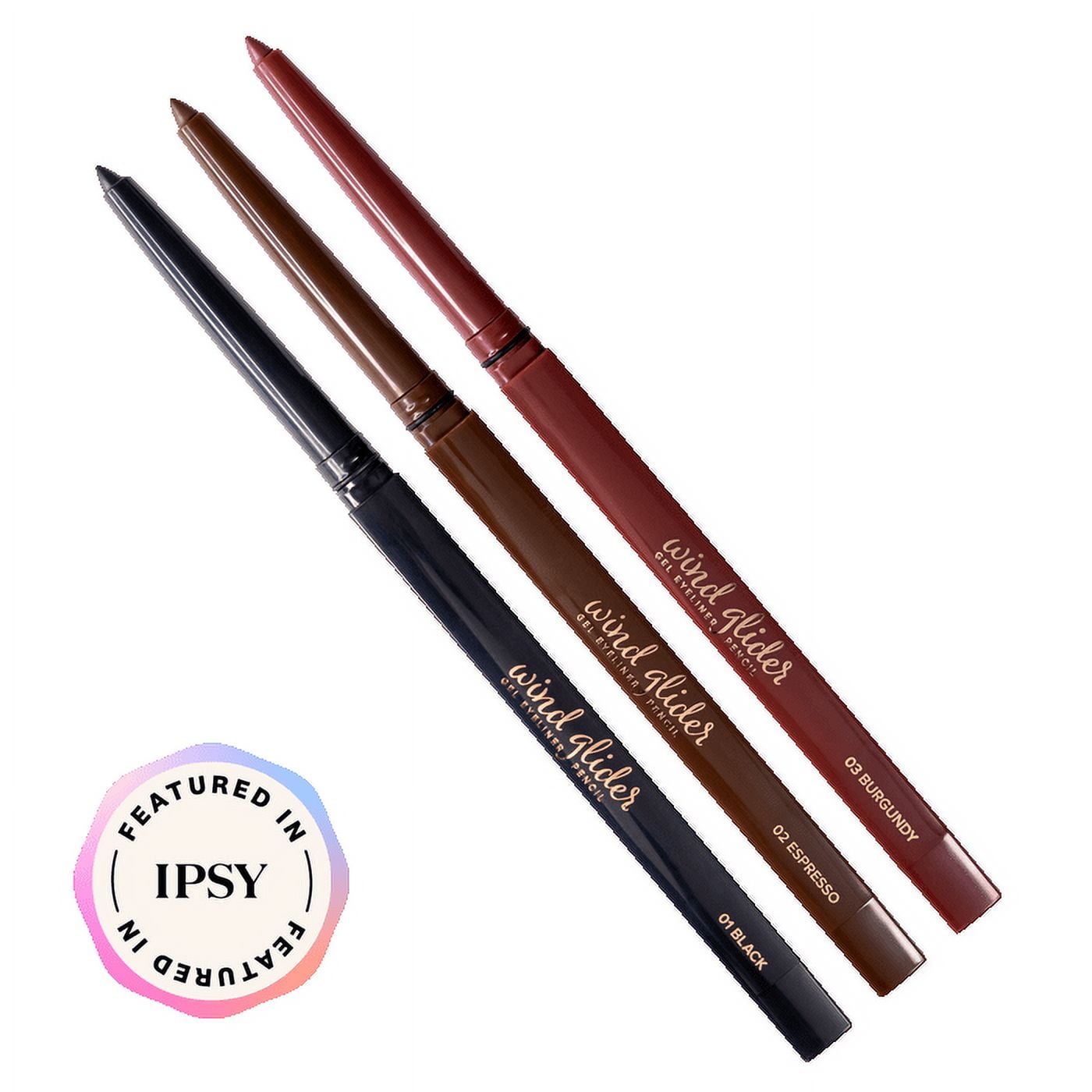 Whats Up Beauty - Wind Glider Gel Eyeliner Pencils (01 Black, 02 ...