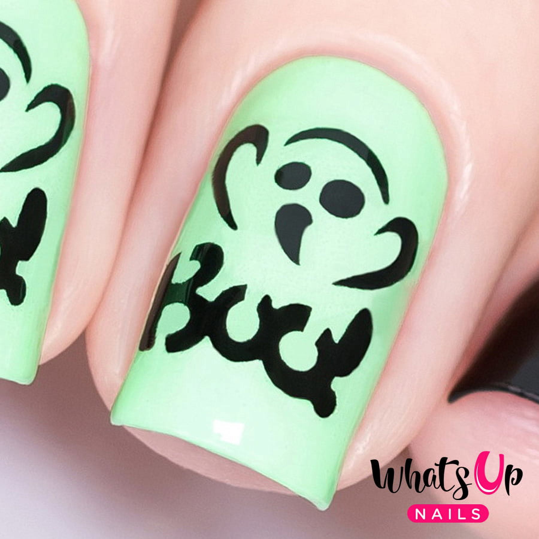 Whats Up Nails Boo! Vinyl Stencils for Halloween Nail Art Design ...