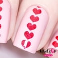 Whats Up Nails Heart Stack Vinyl Stencils for Valentine’s Day Nail Art ...