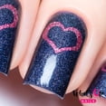Whats Up Nails - Open Heart Vinyl Stencils Nail Art Design - Walmart.com