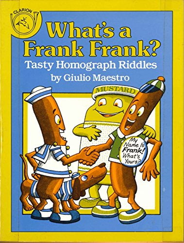 Pre-Owned Whats a Frank Frank? Tasty Homograph Riddles Paperback Giulio ...