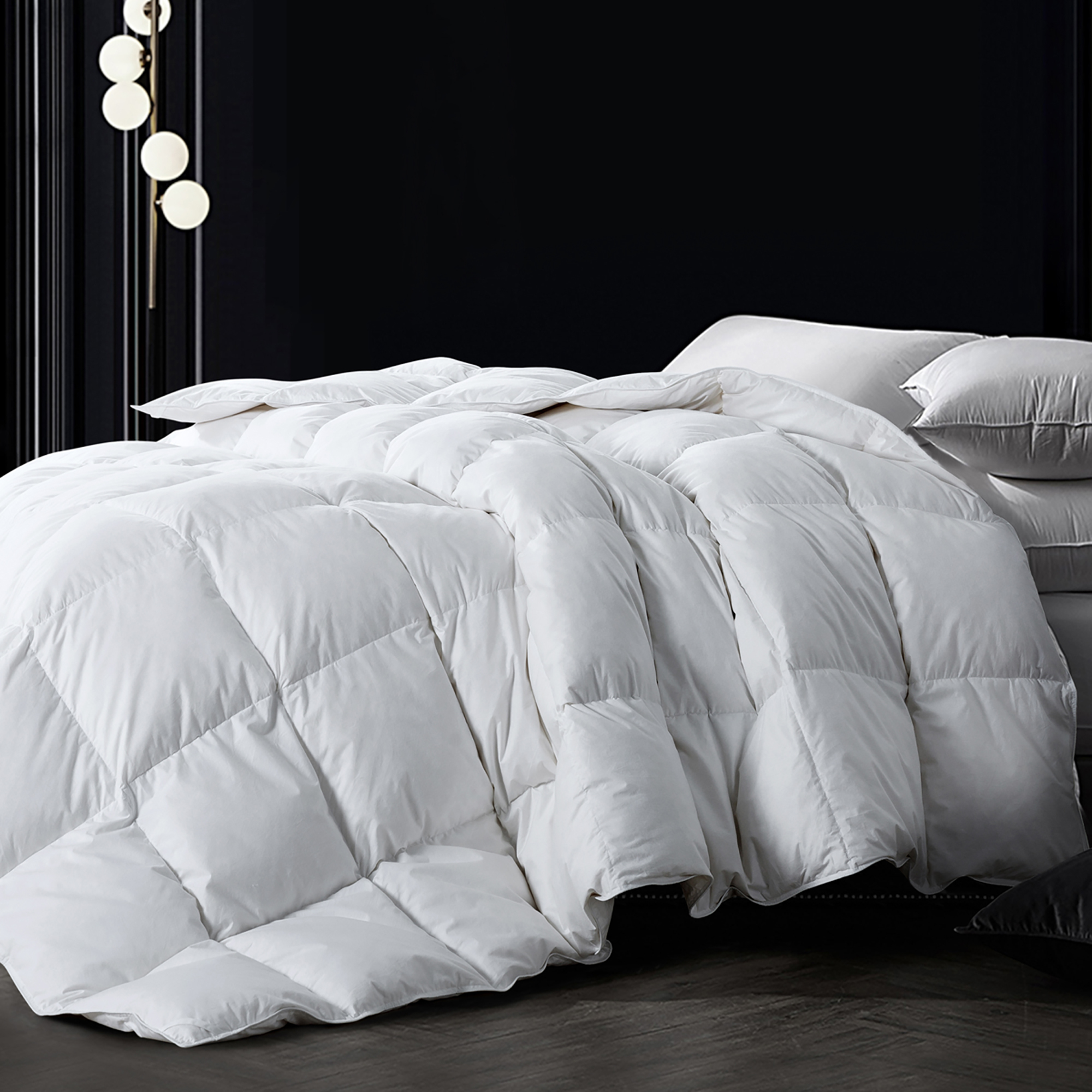 All Seasons Down Alternative Comforter Solid Color Box Stitch - Twin - Walmart.com