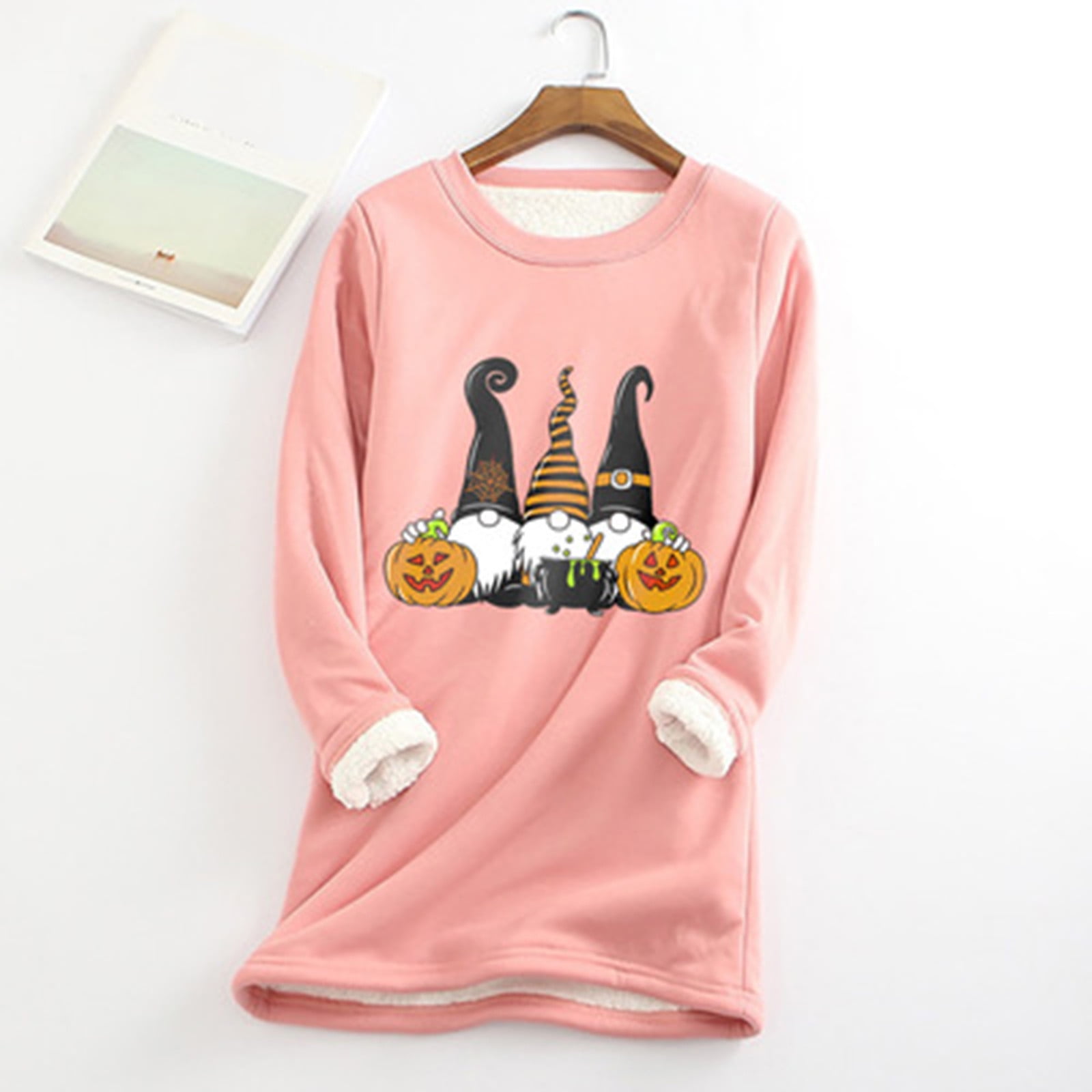 Whblf Halloween Tops for Women Long Sleeve Plus Size,Women Loungewear ...