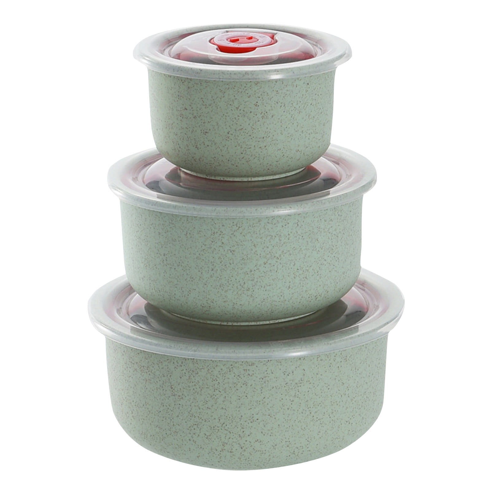 Wheat Bowl Set with Lid Airtight Bowl Food Storage Containers Microwave ...