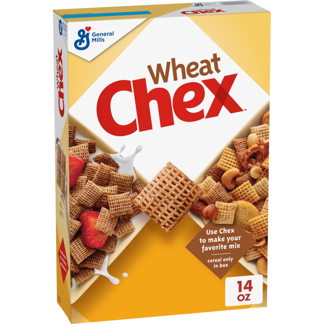 General Mills Original Wheat Chex Whole Grain Breakfast Cereal, 14 oz ...
