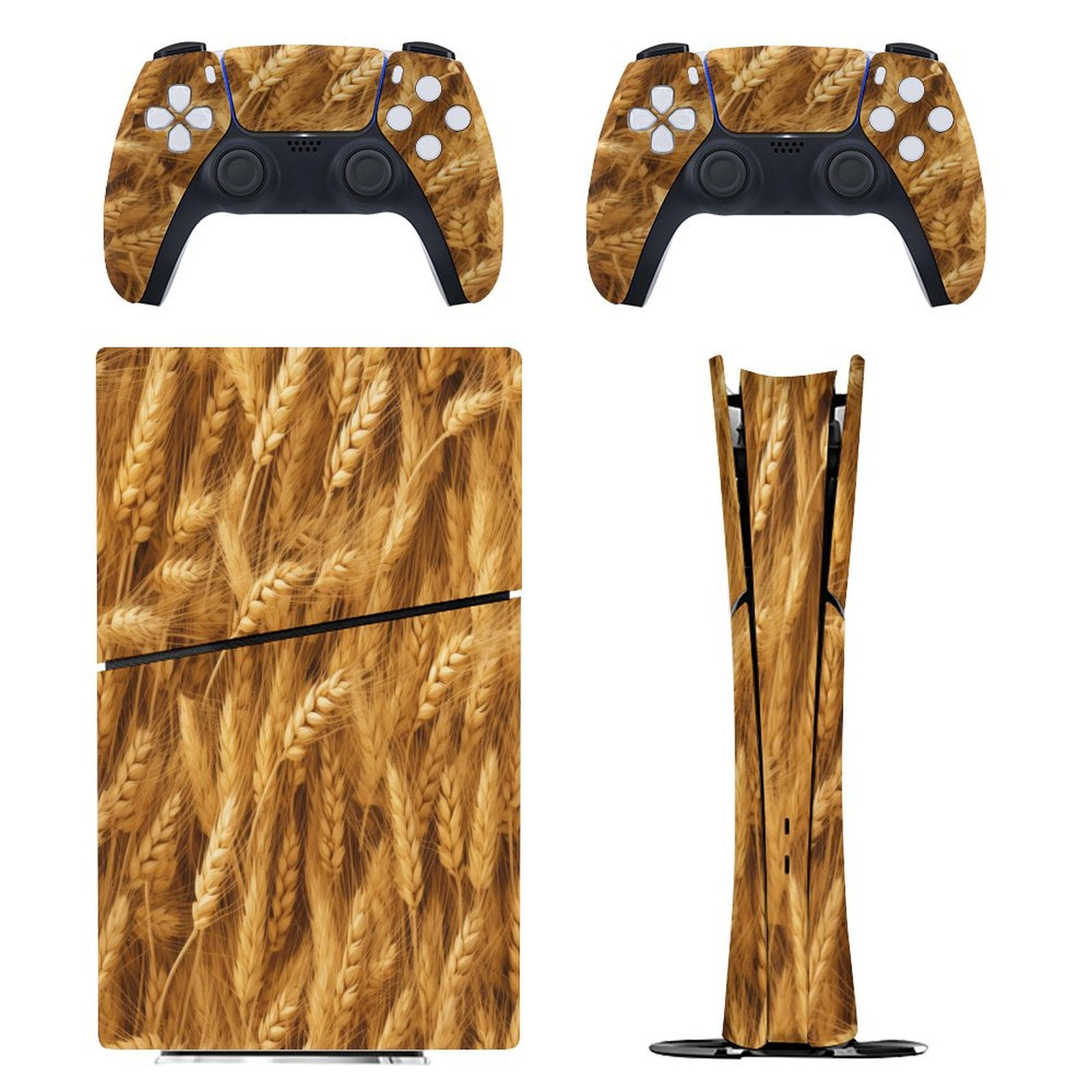 Wheat Ears, Golden PS5/PS5 Slim Digital Disc Skin Sticker For Console ...