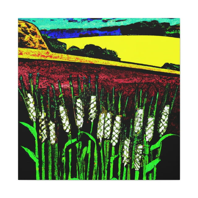 "Wheat Field Pop Art" - Canvas - Walmart.com