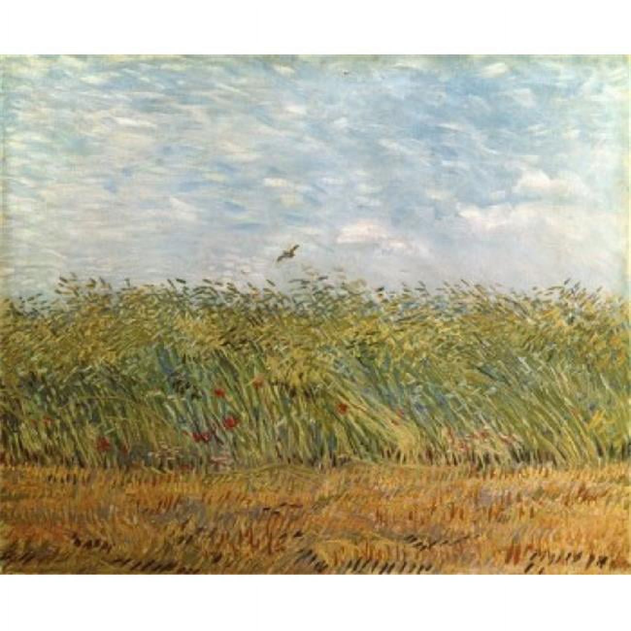 Wheat Field with a Lark 1887 Vincent Van Gogh 1853-1890 Dutch Van Gogh ...