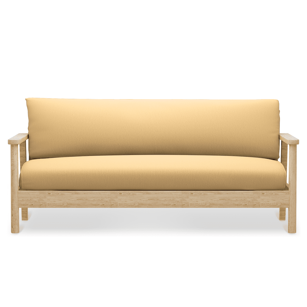 Wheat Full Size Slipcovers Armless Stretch Futon Cover Couch Sofa Bed ...