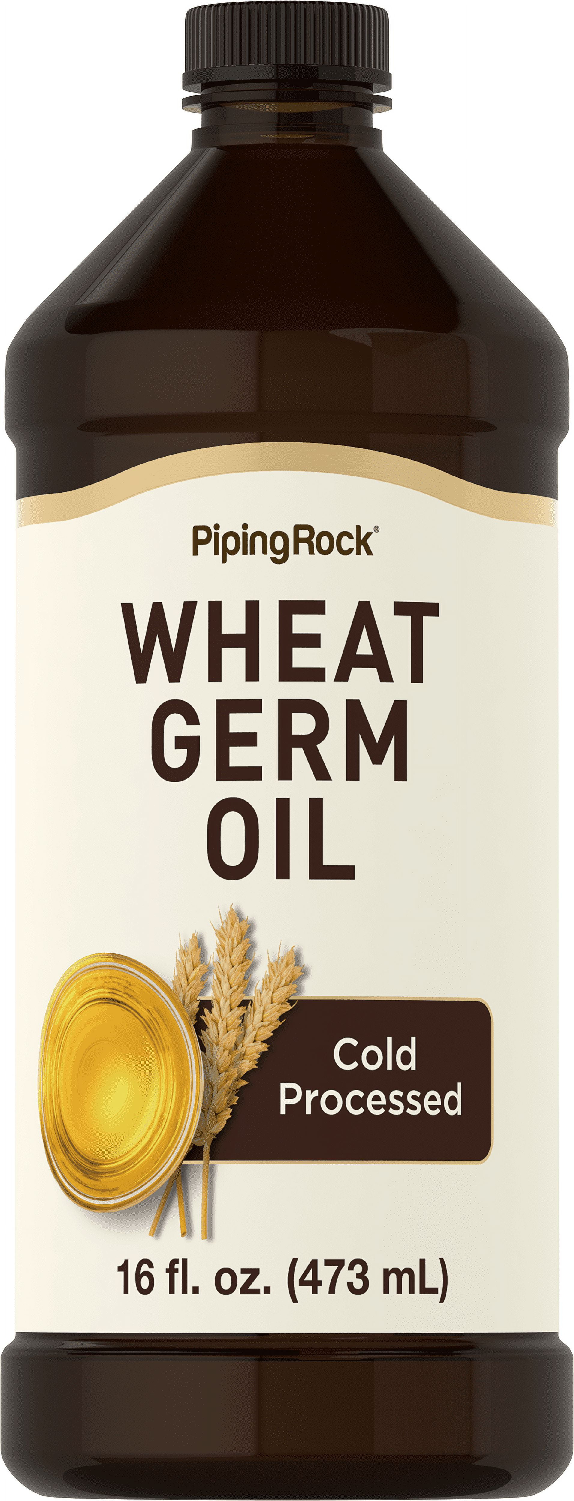 Wheat Germ Oil 16 oz | Vegetarian Cold Pressed Liquid for Men and Women ...