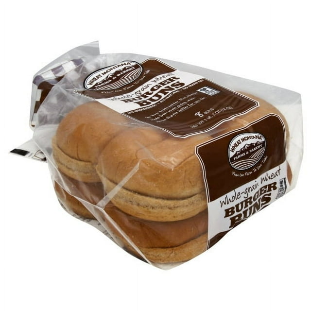 Wheat Montana 4" Wheat Hamburger Buns, 8ct, 18 oz - Walmart.com