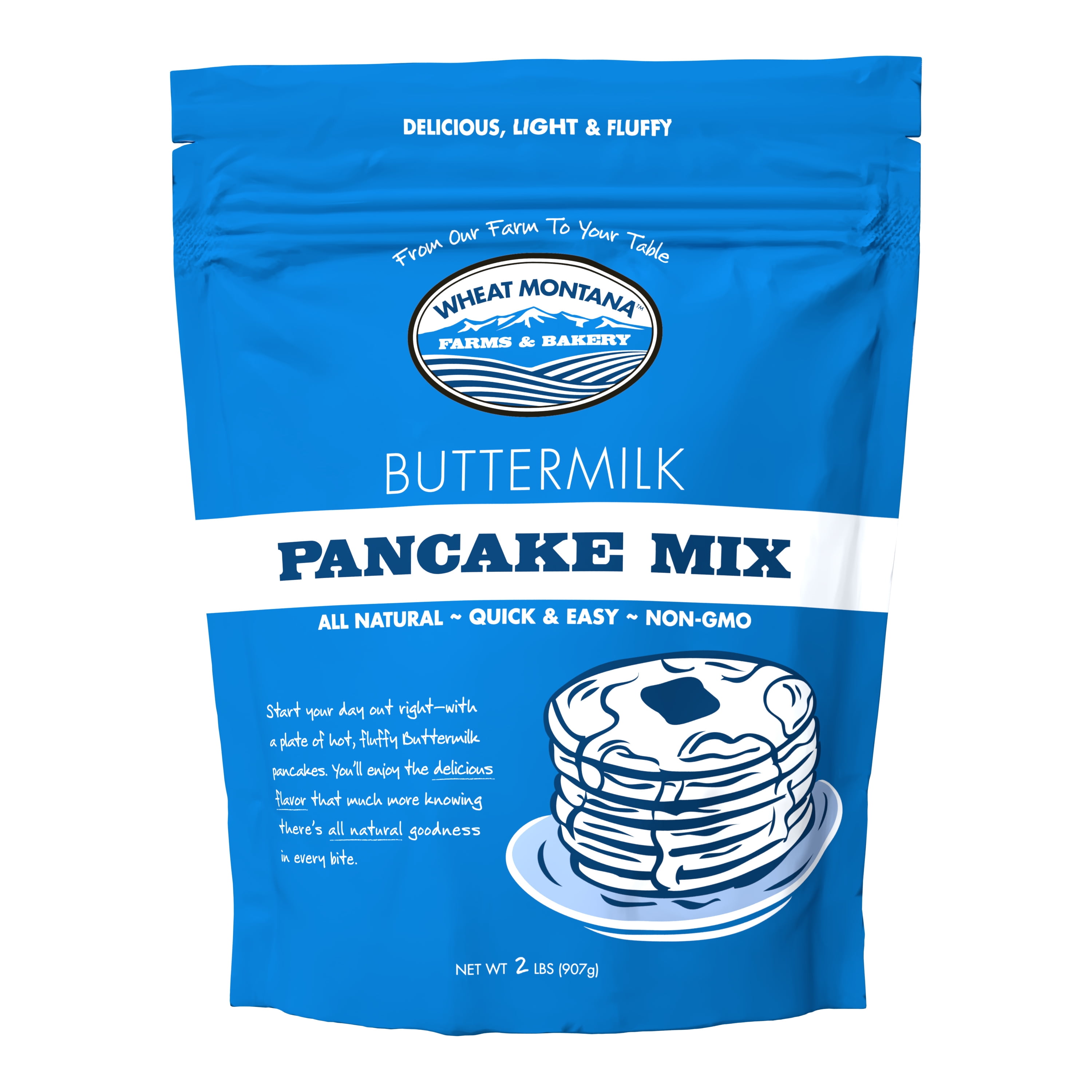 Wheat Montana Buttermilk Pancake Mix, 2 lb - Walmart.com