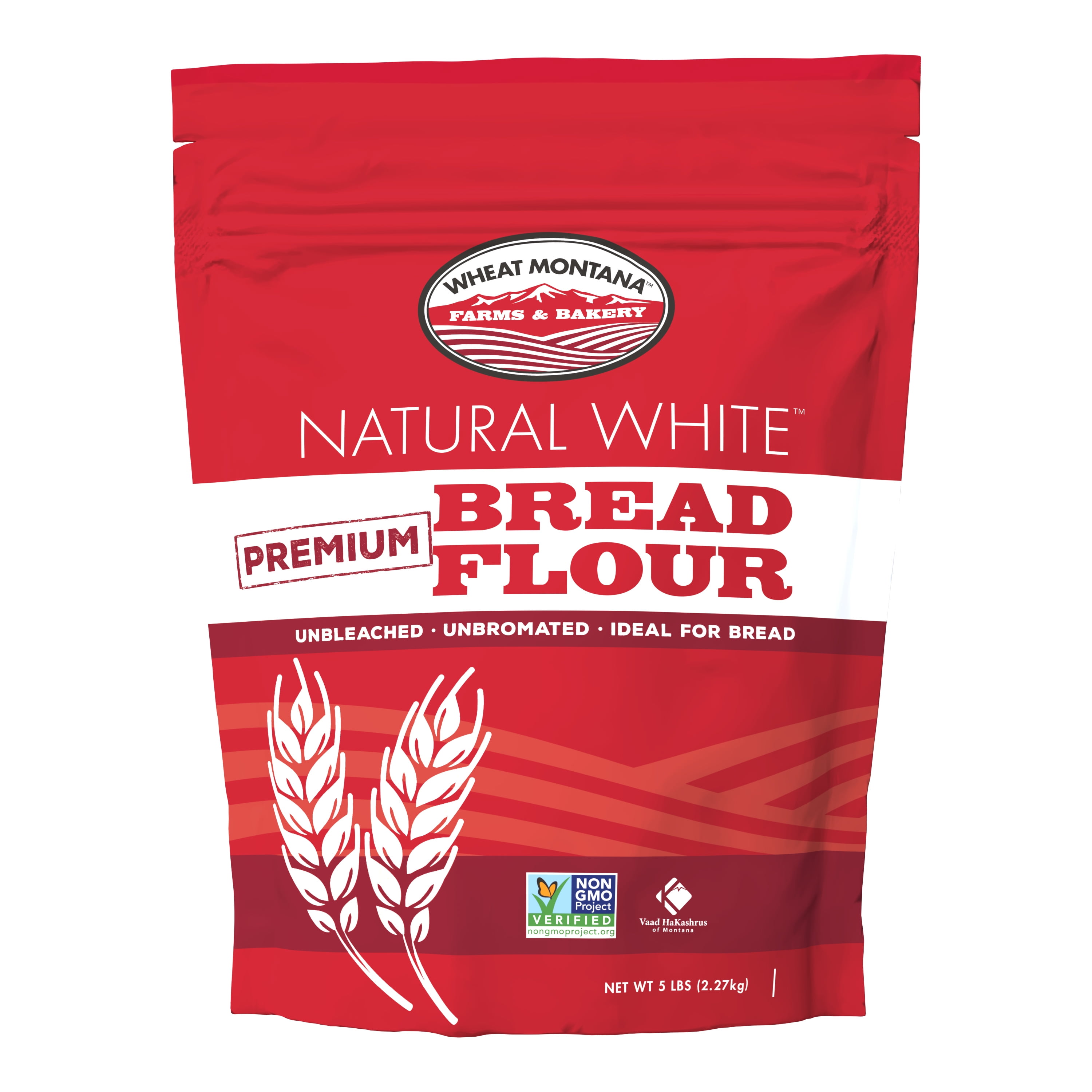 Wheat Montana Bakery, White Unbleached Bread Flour, Non-GMO Verified ...
