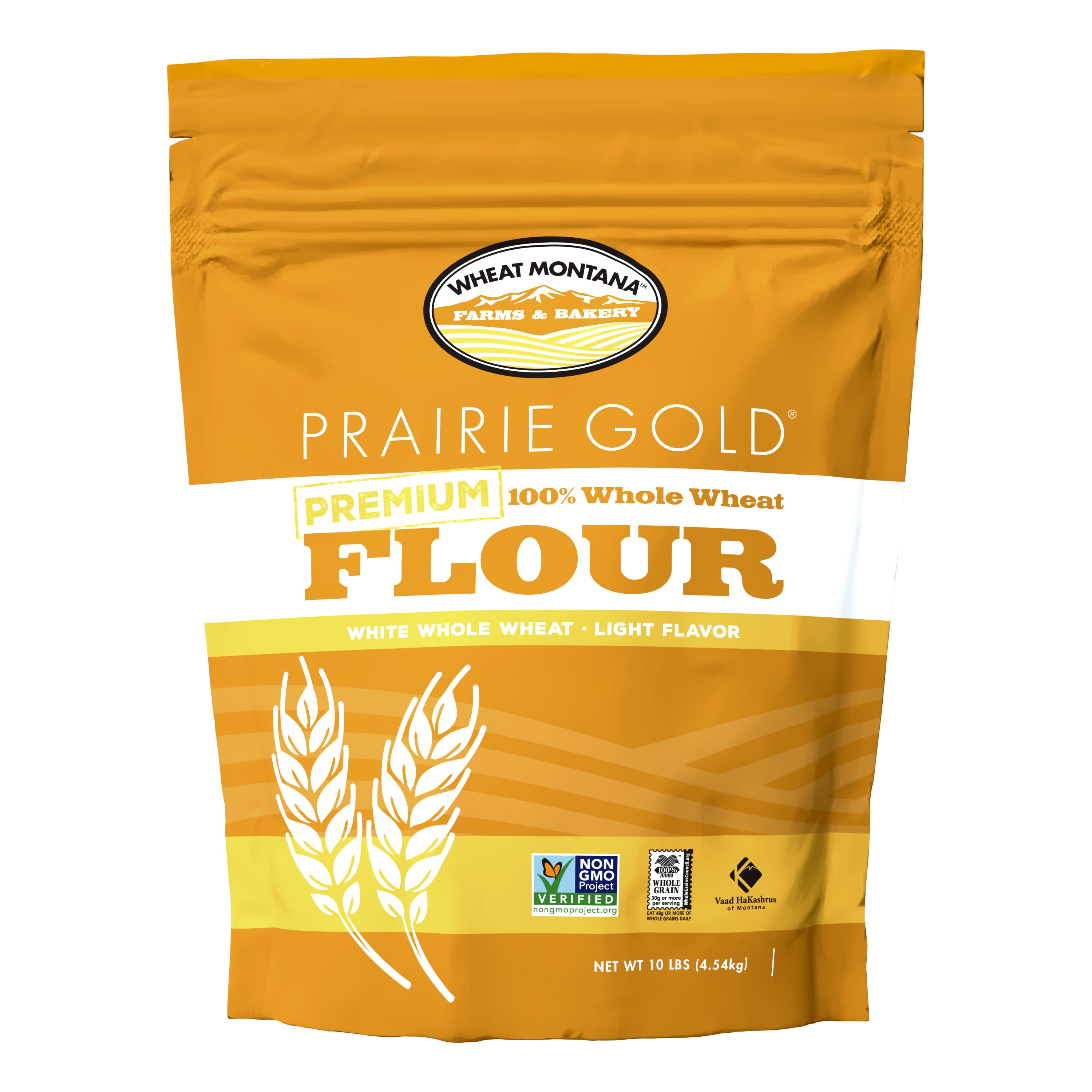 Wheat Montana Prairie Gold, Whole Grain Wheat Flour, Non-GMO, 10 lb ...