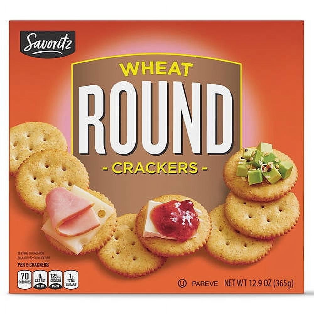 Wheat Round Crackers, 12.9 oz- Pack of 5 - Walmart.com