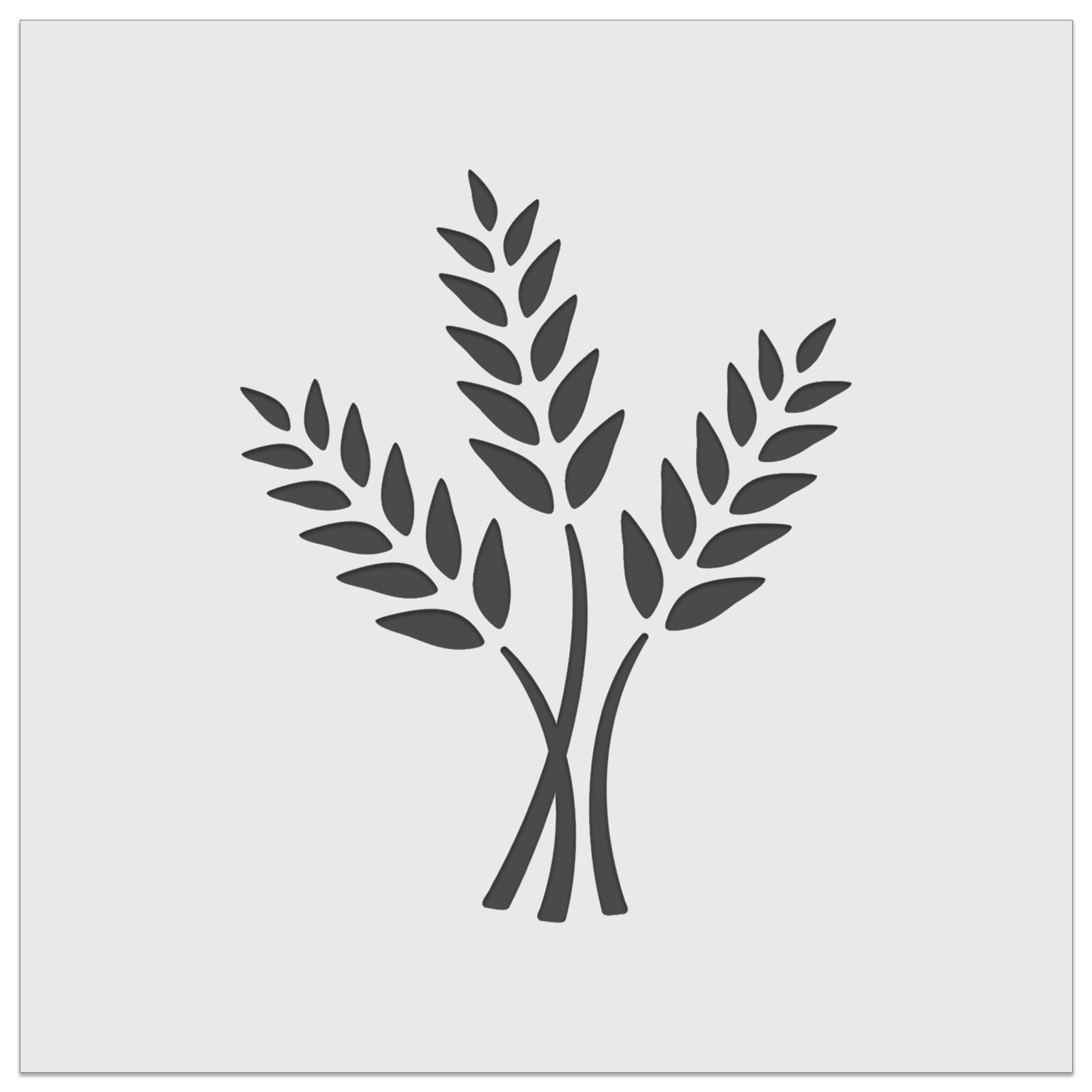 Wheat Stems Bread Baking DIY Cookie Wall Craft Stencil - 11.5 Inch ...