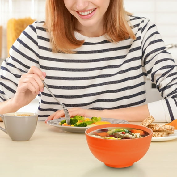 Wheat Straw Bowls Set, Eco Friendly Microwave and Dishwasher Safe ...