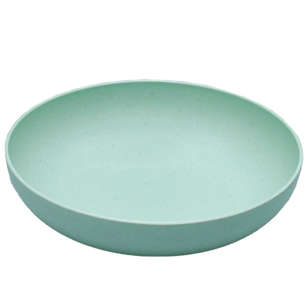 Wheat Straw Deep Dinner Plates -Unbreakable Sturdy Plastic Dinner ...