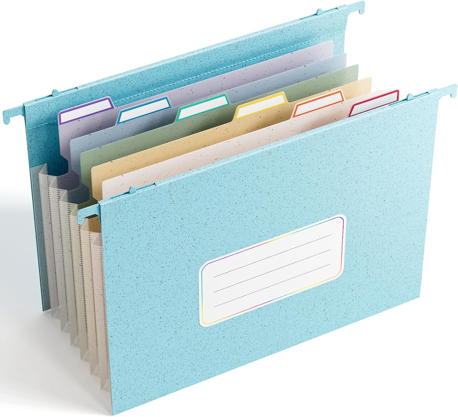 Wheat Straw Expanding Hanging File Folders, File Organizer, Accordion ...