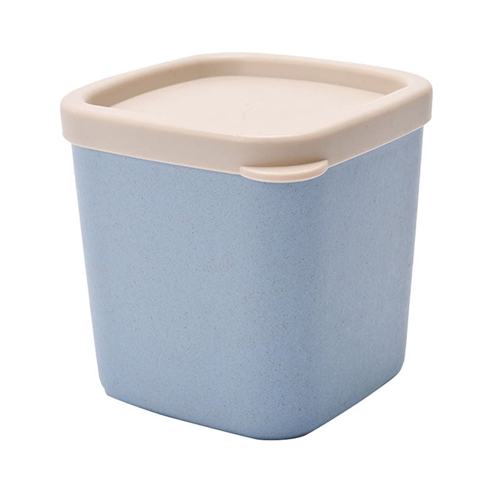 Wheat Straw Sealed Canister Plastic Jar Food Storage Container with Lid ...