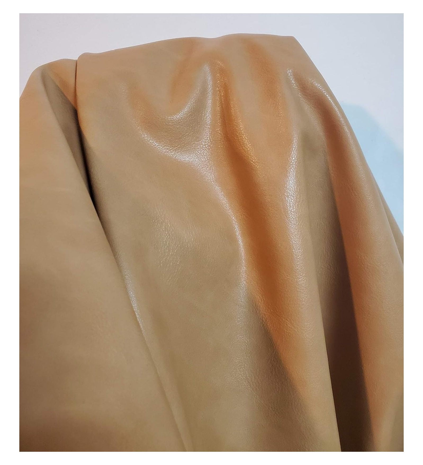 Wheat Tan Soft Faux Vegan PU (Peta Approved Vegan) Leather by The Yard ...