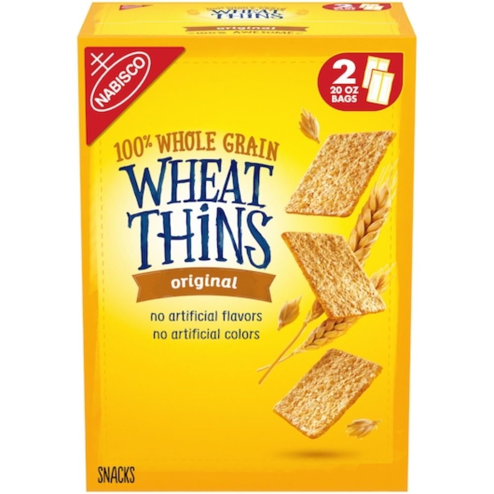 Wheat Thins Nabisco Crackers Supercarton, 40 oz - Case of 4 - Walmart.com