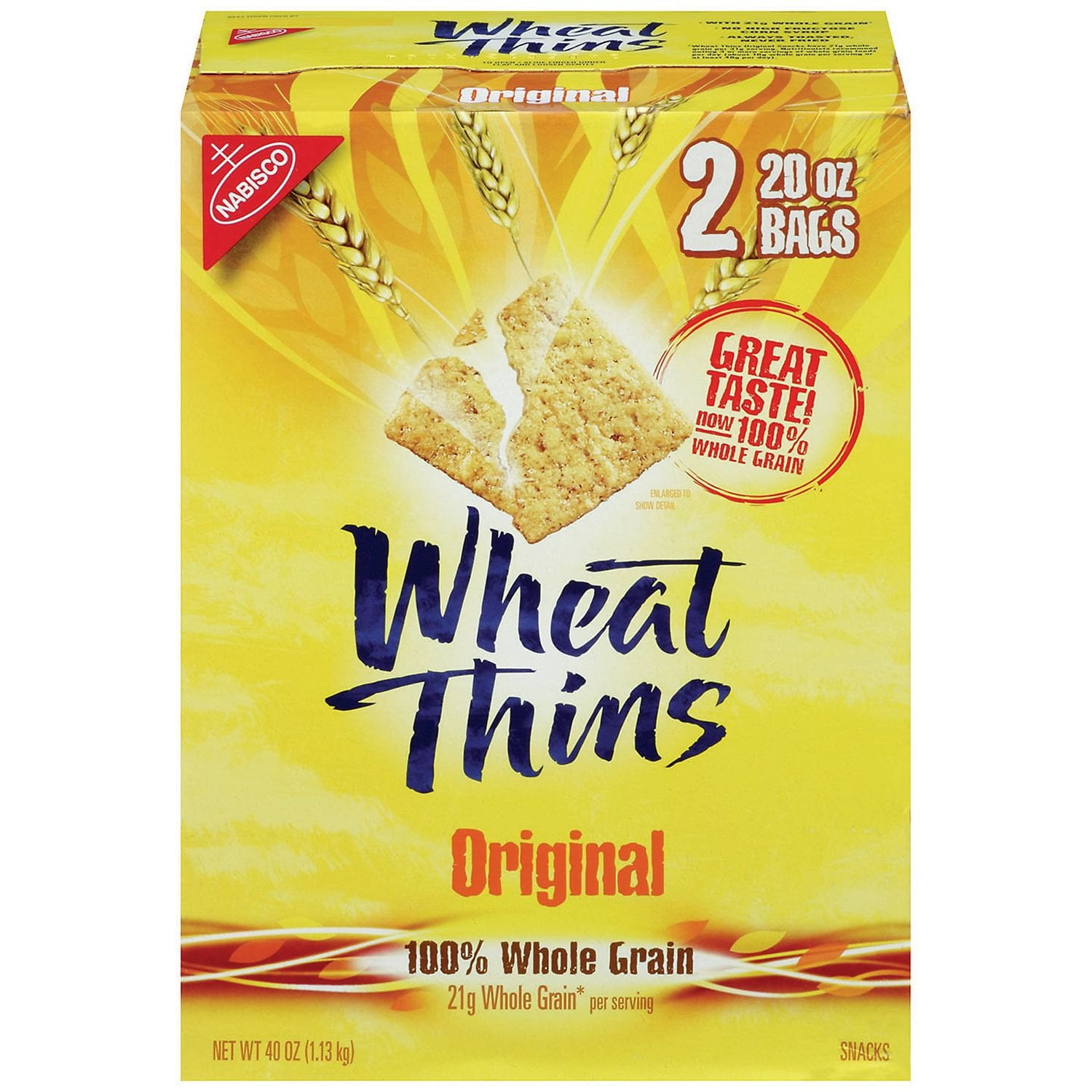 Wheat Thins Original Crackers - 20 oz. - 4 ct. - Walmart.com