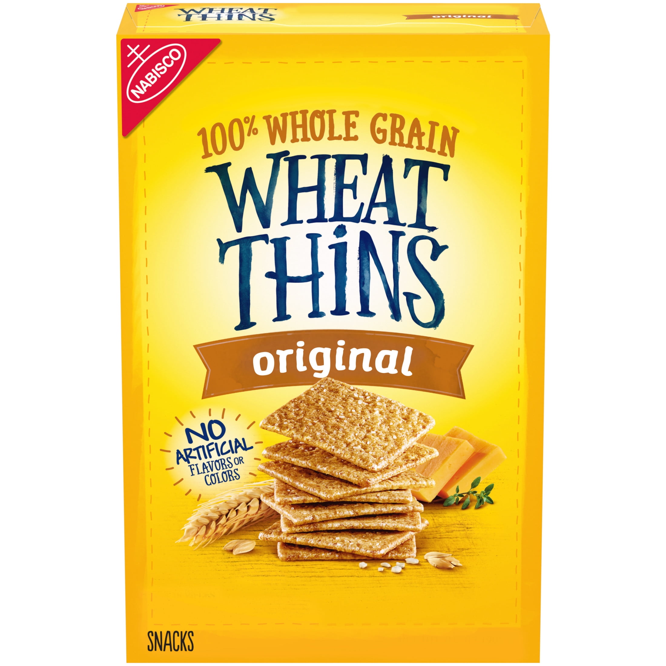 Wheat Thins Original Healthy Whole Grain Wheat Crackers, 8.5 oz ...