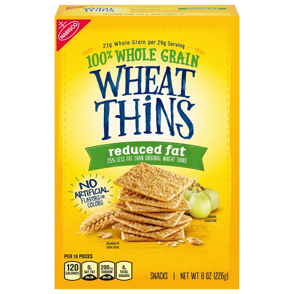 Wheat Thins Reduced Fat Crackers - Walmart.com