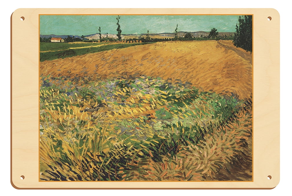 Wheatfield - Arles, France - From an Original Color Painting by Vincent ...