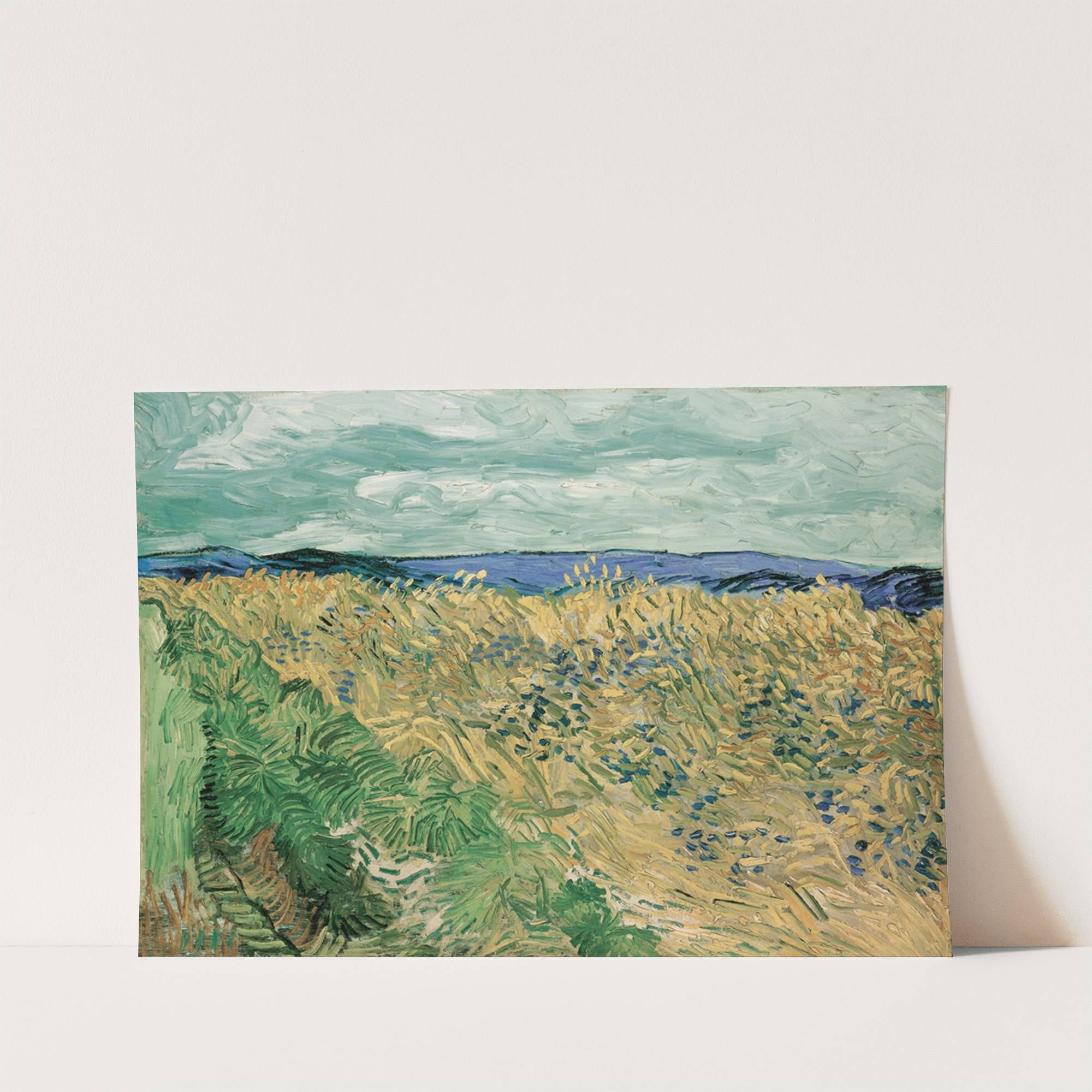 Wheatfield With Cornflowers - Vincent Van Gogh Artwork - livingroom ...