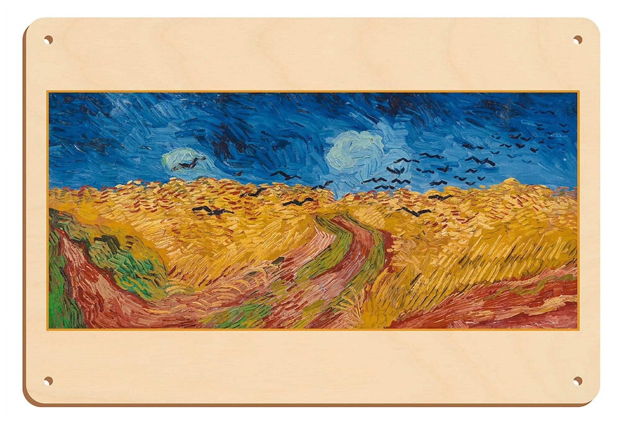 Wheatfield with Crows (1890) - From an Original Color Painting by ...