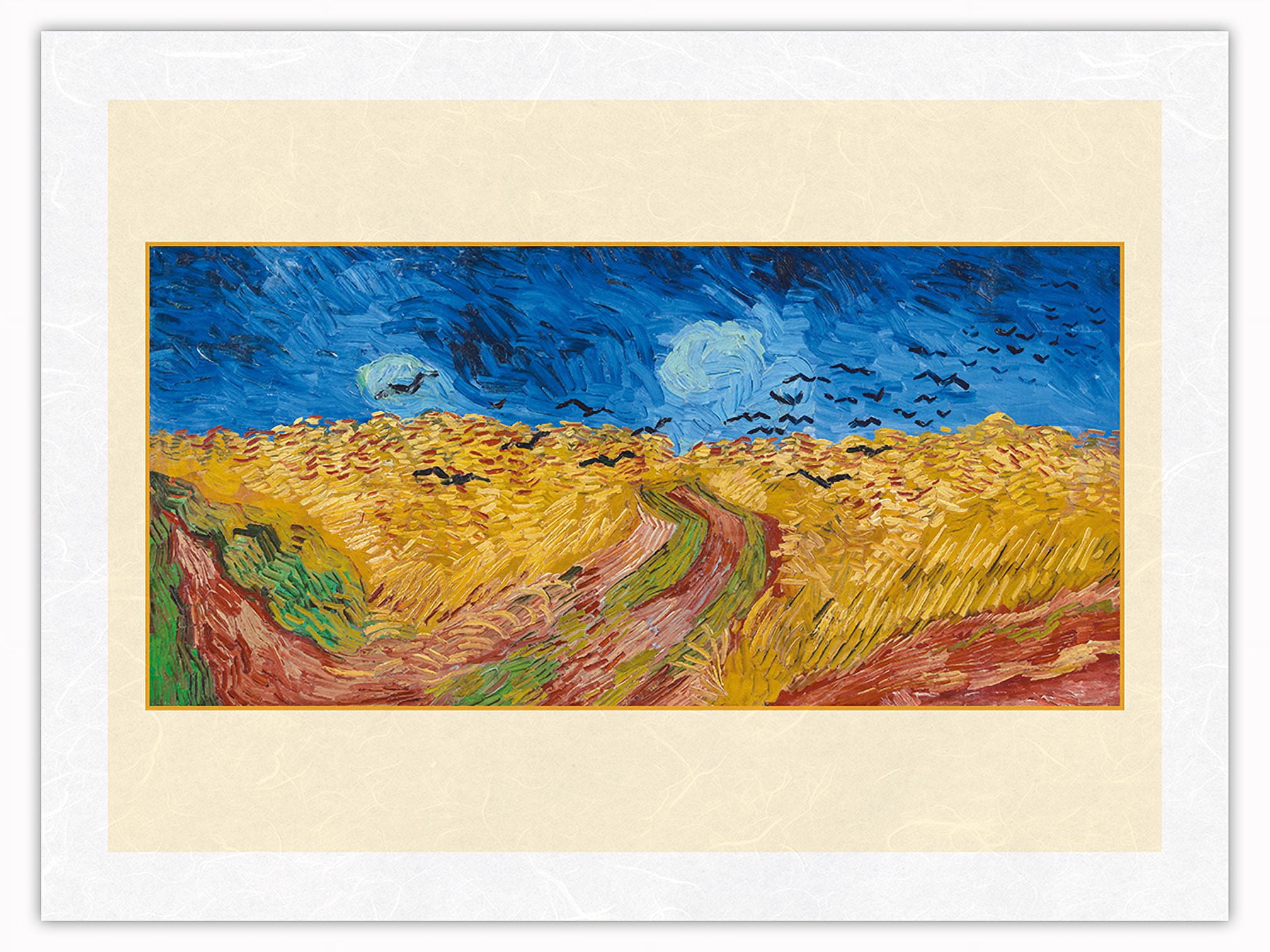 Wheatfield with Crows (1890) - From an Original Color Painting by ...
