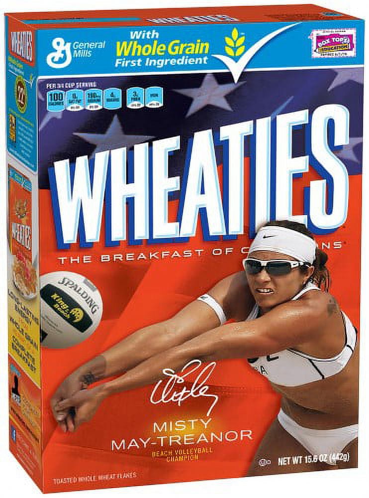 Wheaties Cereal 100% Whole Wheat Flakes 15.6 Oz (Pack of 10) - Walmart.com