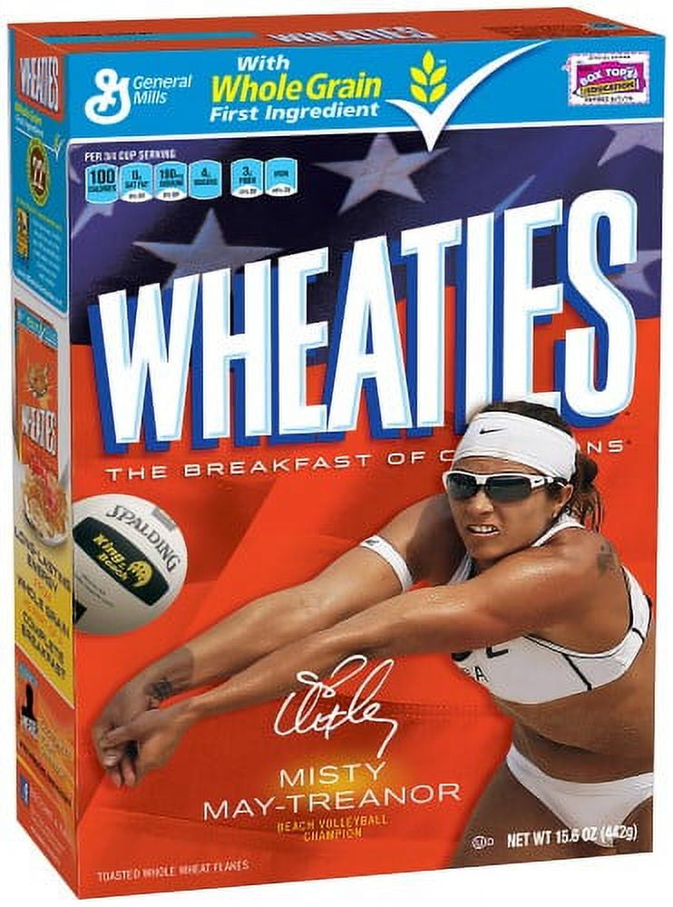 Wheaties Cereal 100% Whole Wheat Flakes 15.6 Oz (Pack of 2) - Walmart.com
