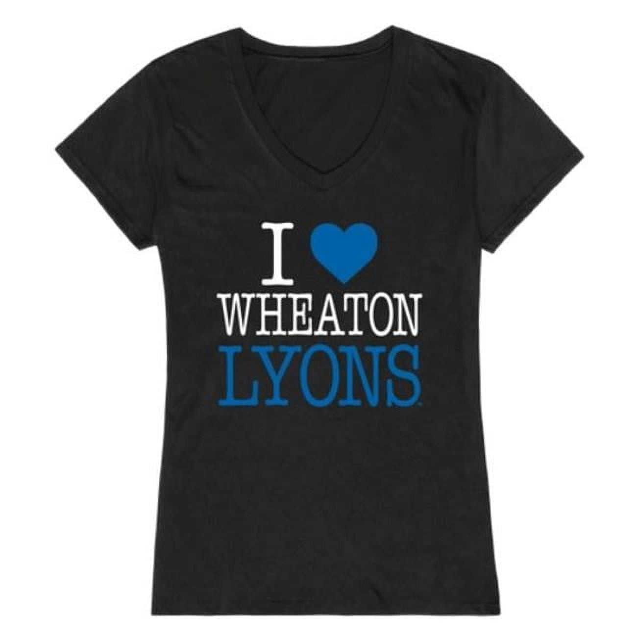 Wheaton College Lyons I Love Women T-Shirt, Black - Large - Walmart.com