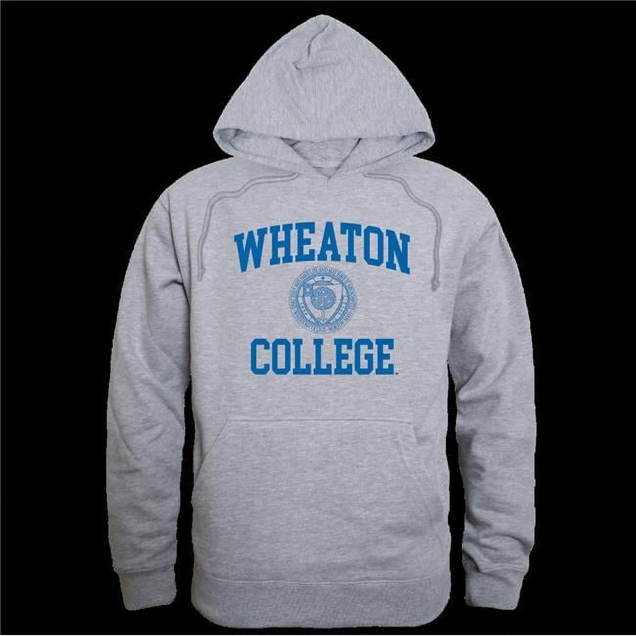 Wheaton College Lyons Seal Hoodie, Heather Grey - Medium - Walmart.com