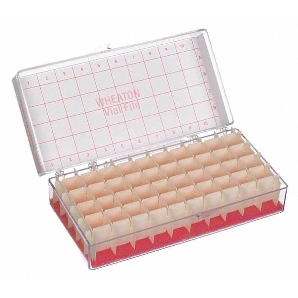 Wheaton Vial Store Case,Holds 40 Test Tubes,PK6 228780 - Walmart.com