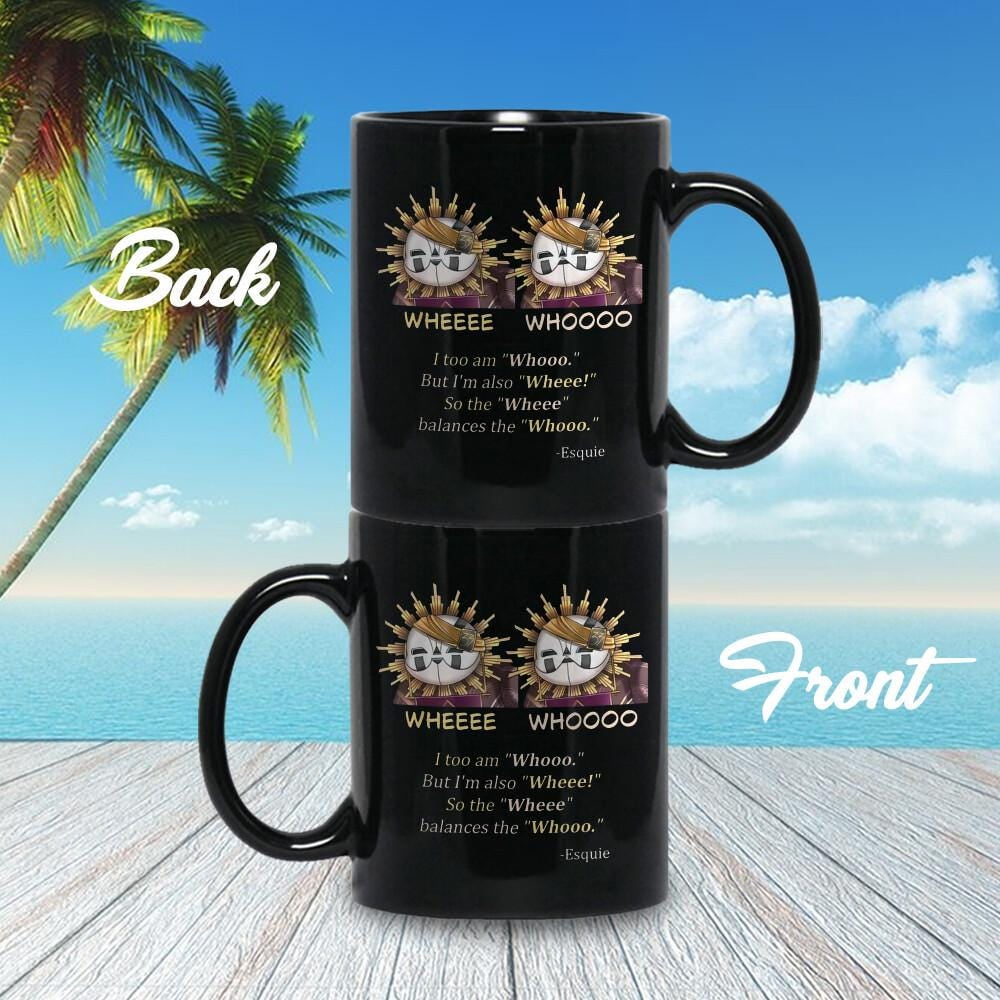 Wheee Whooo Meme Esquie Clair Obscur 33 Gamer Black Ceramic Coffee Mug ...