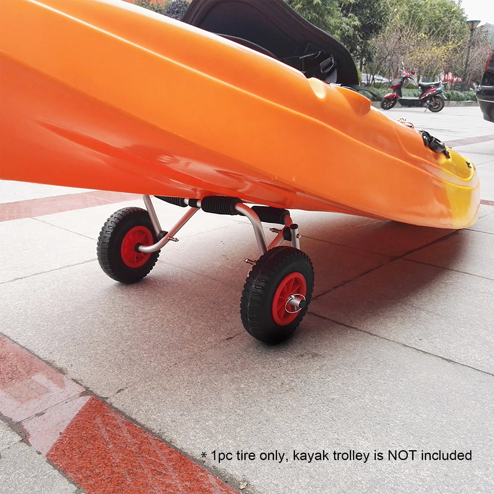 Wheel,1pc 8'' / Tire Wheel Canoe / 10'' Inflatable Canoe Cart Tire ...