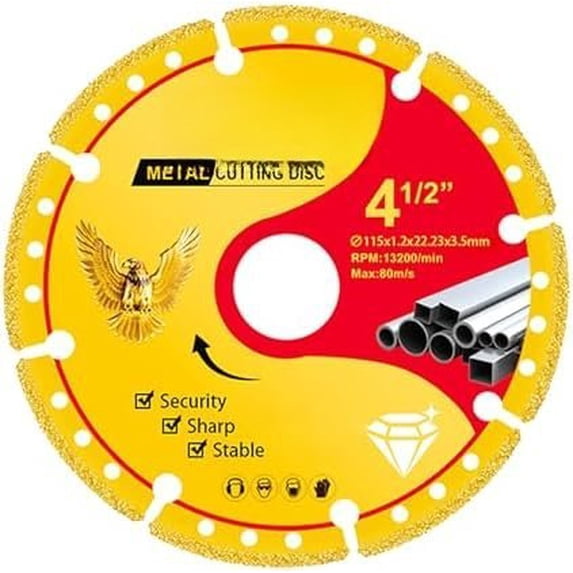 Wheel 4 1/2 in for Angle ,Cut Off Wheel 7/8 Arborl 4/5 with 6000+ Cuts ...