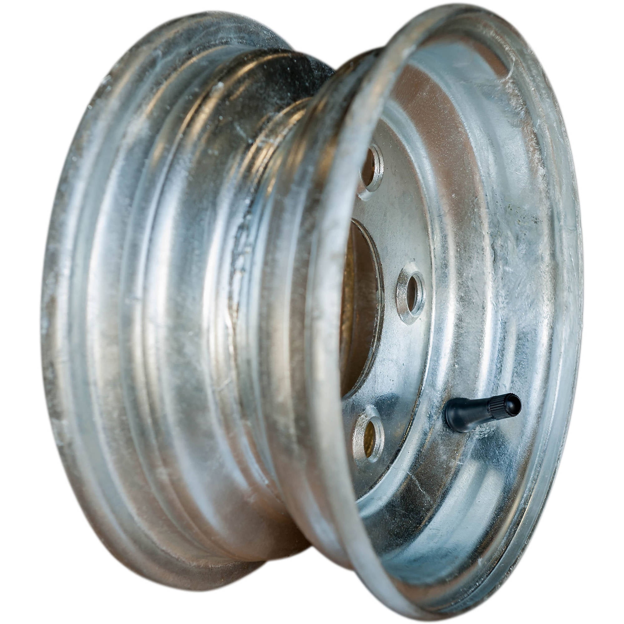 Wheel 8x3.755 on 4.5 Galvanized , Center Bore 2.80, Offset-2 - Walmart.com