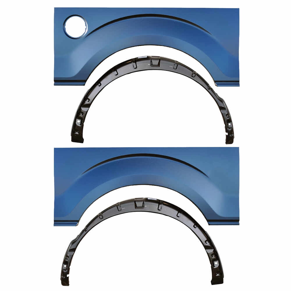 Wheel Arch & Outer Wheelhouse Kit no holes. Fits 09-14 Ford F150 Pickup ...