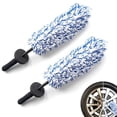 Wheel Barrel Brush,2026 New Long Handle Microfiber Wheel Brush Car ...