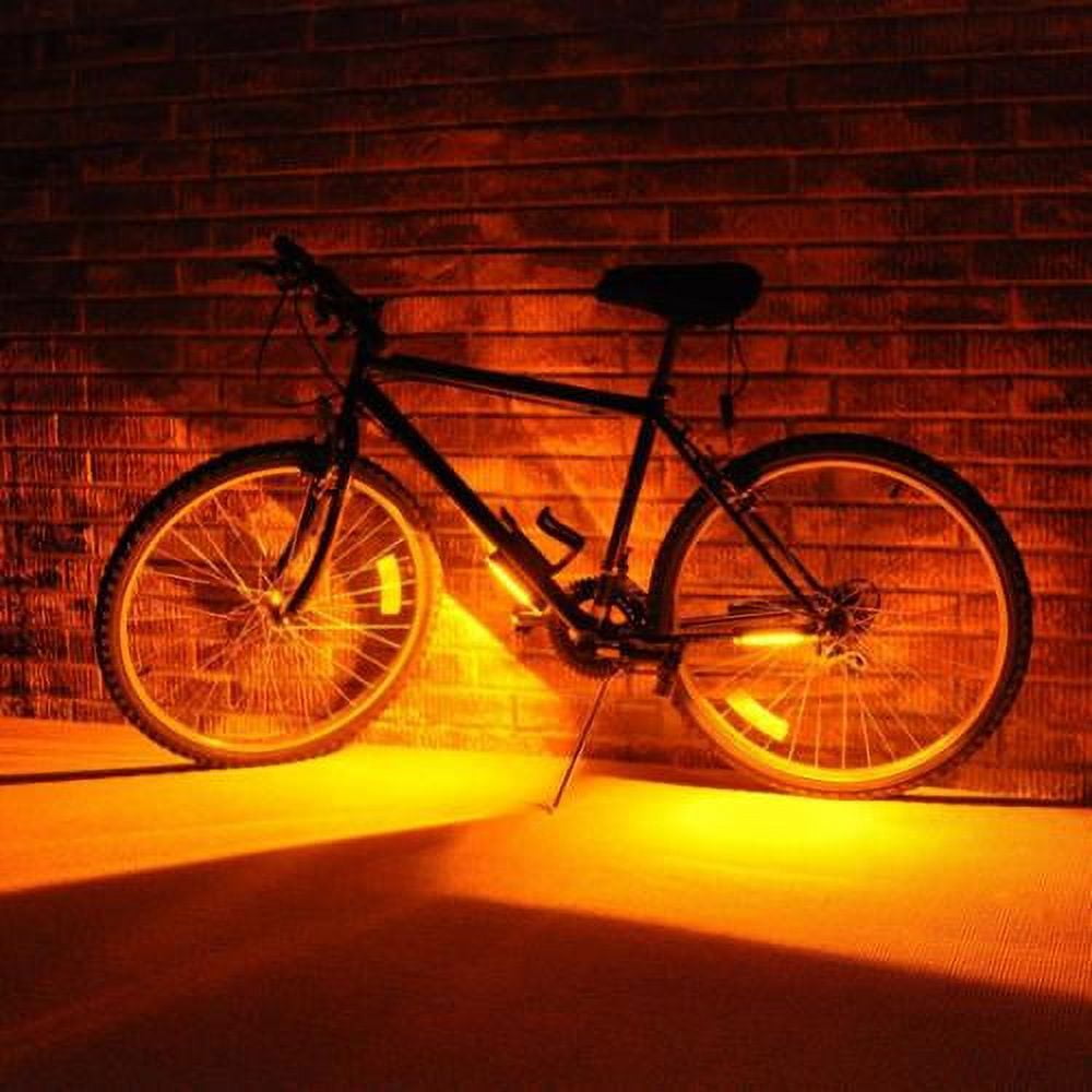 Wheel Brightz Lightweight LED Bicycle Safety Light Accessory Gold ...