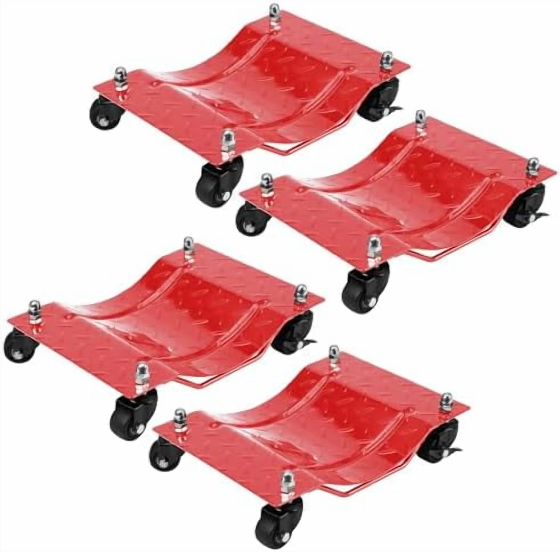 Wheel Car Dolly Set of 4, Car Moving Dolly, Furniture Dolly, Durable ...
