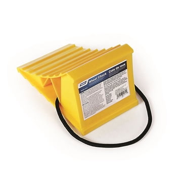 Camco RV Wheel Stop with Padlock Stabilizes Your Trailer by Securing ...