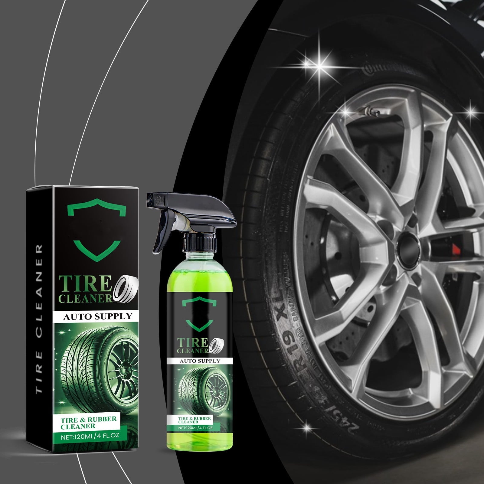 Wheel Cleaner Decontaminant, 120ml Concentrate, Heavy Duty formula ...