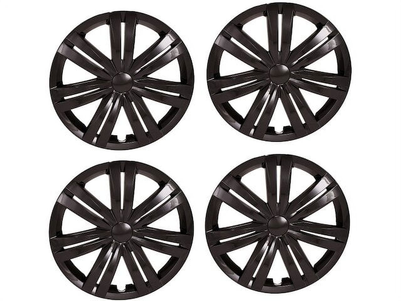 Wheel Cover Set of 4 - Compatible with 2015 - 2017 Volkswagen Jetta S 2016 - Walmart.com